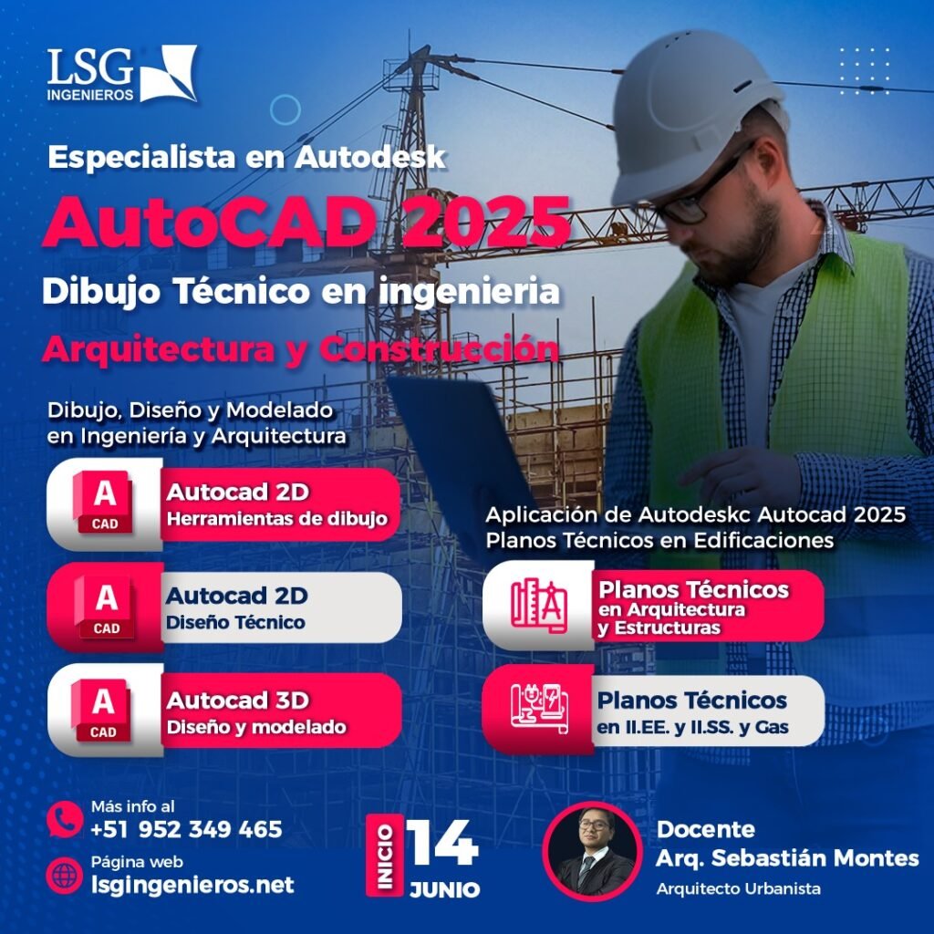 Especialista en Autodesk AutoCAD 2025 Dibujo Técnico en Ingeniería ...